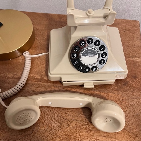 Other | Vintage Cream Rotary Phone | Poshmark